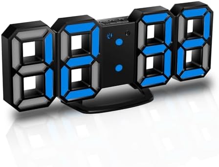 Amazon.com: Lily's Home Minimalist LED Clock with 3 Adjustable ...