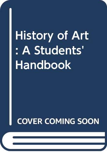 History of art: A students' handbook: Marcia Pointon: 9780047010101 ...