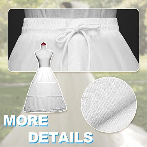 Design Jupon de Mariée en Crinoline Jupon, 3 Cerceau, Jupon Crinoline ...