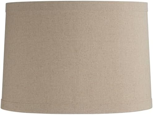 Hardback Scallop Bottom Empire Lamp Shade White Large 13" Top x 15 ...