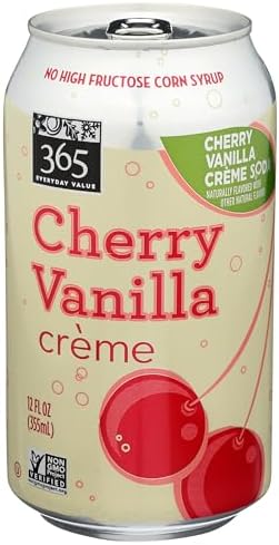 Amazon.com : 365 by Whole Foods Market, Soda Cherry Vanilla Creme, 12 ...