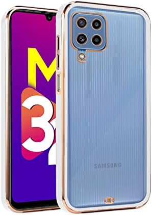 Pikkme Samsung Galaxy M32 4G / M32 Prime / F22 4G Back Cover | Gold ...