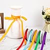 Amazon.com: DECYOOL Rainbow Ribbon, 6 Rolls 60 Yards Colorful Grosgrain ...