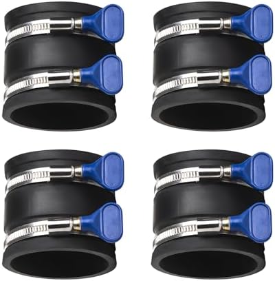 Amazon.com: POWERTEC 70460 4" 90 Degree Elbow Dust Hose Connector & 4 ...