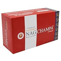 Vijayshree Golden Nag Champa Contains 180 Incense Sticks/Natural Agarbathi with Wooden Incense ...