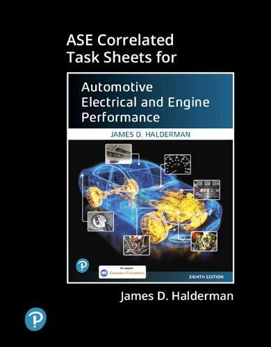 ASE Correlated Task Sheets for Automotive Electrical and Engine ...
