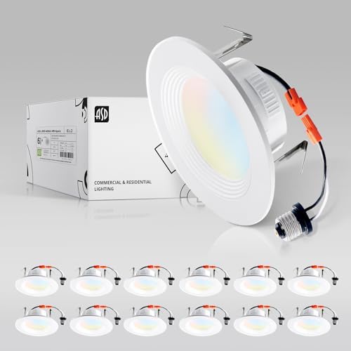 ASD 4 inch LED Recessed Lights, 8.6W (Eq.40W), 700 Lm Dimmable Ceiling ...
