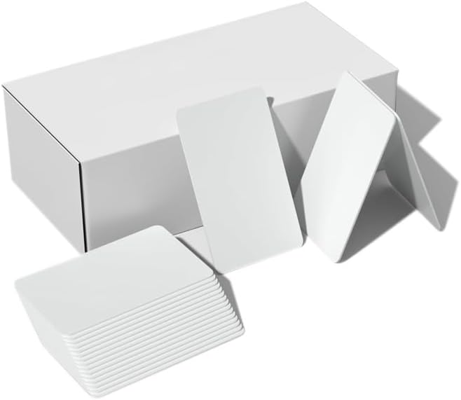 iDJET Plain White PVC ID Card for Inkjet Printers -Set of 230 Cards ...