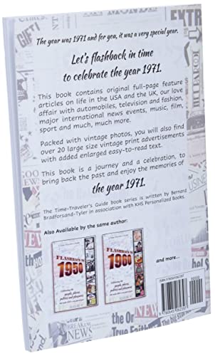 Snapklik.com : Flashback To 1971 - A Time Travelers Guide: Perfect Birthday Or Wedding ...