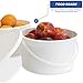 Amazon.com - 1 Gallon Food Safe Freezer Safe Round Plastic Bucket with ...