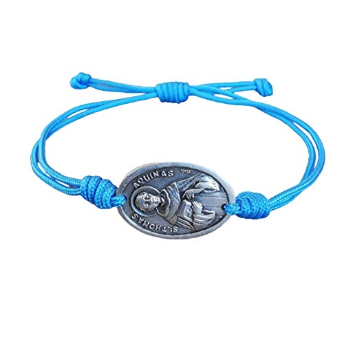 Amazon.com: St Thomas Aquinas Medal Bracelet - Student Graduation Gift ...