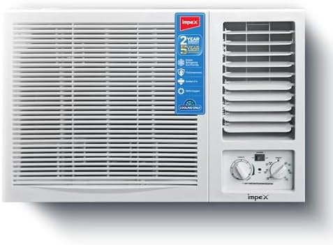 IMPEX Window AC 1. 5 Ton 18000 BTU,T3 Compressor,100% Copper, Golden ...