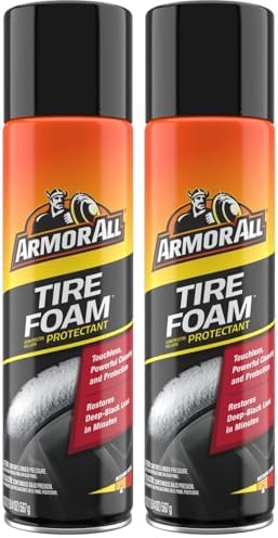 Amazon.com: Armor All Tire Foam, Tire Cleaner Spray for Cars, Trucks ...