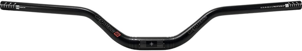 ergotec Handlebar Riser Bar 70 780 31, 8 Sandbl. Aluminium 31.8, Black ...