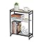 Amazon.com: Slim End Table with Magazine Holder - 2 in 1 Design for ...