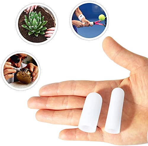 10 Pack Silicone Finger Protectors,Gel Finger Cots & Protector, Relief ...