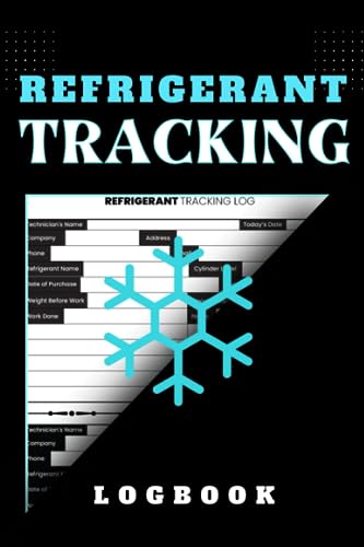 Refrigerant Tracking Log Book: HVAC Technicians Record Keeping - Want ...