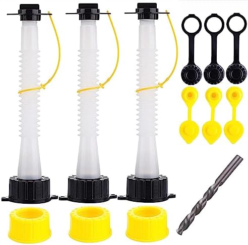 Hoypeyfiy 50 Pieces/Set Flexible Gas Can Spout Pour Nozzle with ...