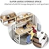 Amazon.com: ALEEIK Computer Desk with Hutch and Bookshelf,Home Office ...