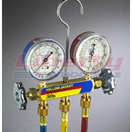 Amazon.com: Yellow Jacket 41703 Manifold and Hose for R410A : Automotive