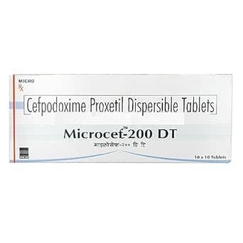 Microcef-200 DT - Strip of 10 Tablets : Amazon.in: Health & Personal Care