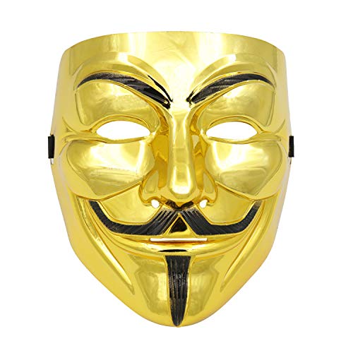 Buy DukeTea 4 Pack Hacker Mask for Kids, Anonymous Mask Halloween ...