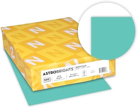 Amazon.com : Astrobrights Mega Collection, Colored Paper, Bright Teal ...