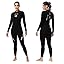 Owntop 5mm Wetsuit for Men Women Neoprene Back Zipper Adult Full Length ...