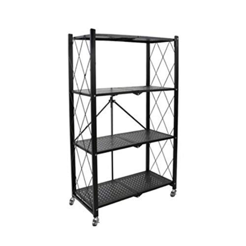 Fonicy 4 Layer Foldable Storage Rack | 4-Tire Kitchen Microwave Racks ...