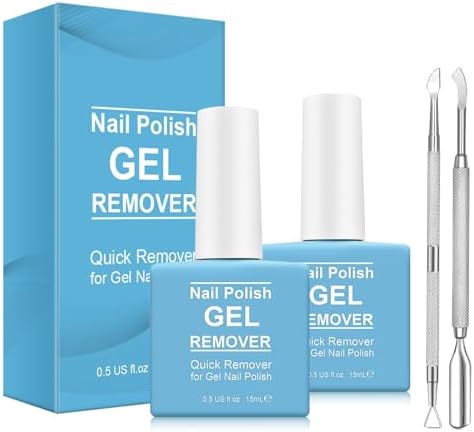 Amazon.com : Generic 15ml Gel Nail Polish Remover 2pcs - Quick Remover ...
