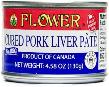 Amazon.com: Flower Brand Cured Pork Liver Pâté 4.58 oz（Pack of 6 ...