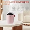 Amazon.com: Portable Mini Humidifier, Small Cool Mist, Personal Desktop ...