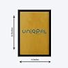 UNIQPAL A4 Size Black Square Photo Frame For Wall Pictures-Set Of 4 ...