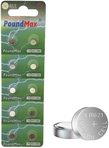Amazon.com: 10pcs Maxell LR43 1.5v Alkaline Button Batteries also known ...