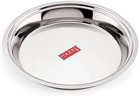 Buy Sumeet Heavy Stainless Steel Parat (2.8Ltr, 34Cm), Silver Online at ...