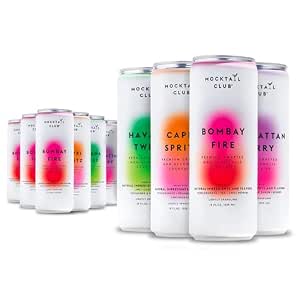 Amazon.com : Mocktail Club Variety Pack Sparkling Non-Alcoholic ...