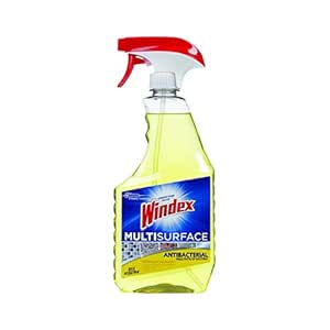 Windex Sparkling Lemon Antibacterial Multi Surface Cleaner 26 oz ...