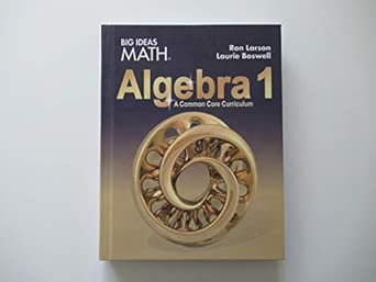 Amazon.com: BIG IDEAS MATH Algebra 1: Common Core Student Edition 2015: ...