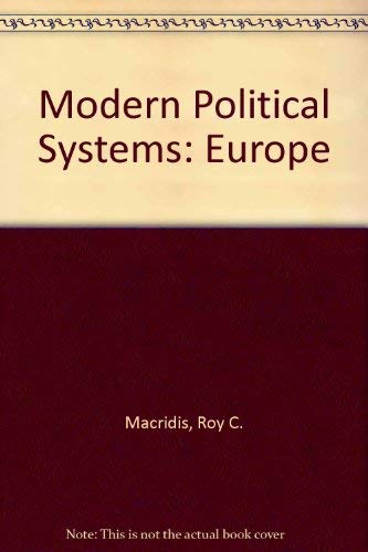 Modern Political Systems: Europe: Macridis, Roy C.: 9780135972045 ...