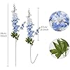 Amazon.com: INSUNSIX 6PCS Blue Delphinium Artificial Flowers 33 ...