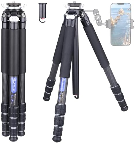 Amazon.com : Compact Design Lightweight Carbon Fiber Tripod Special ...