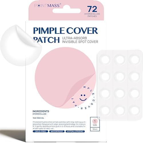 Amazon.com: POINTMASS Acne Pimple Patches, Overnight Spot Cover for Big ...