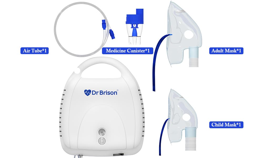 Ultra-Compact Nebulizer Machine for Adults & Kids | Low Noise, Portable ...