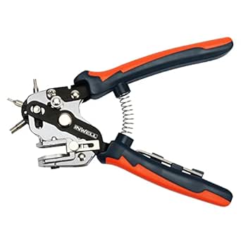 Inwell Leather Hole Punch, Belt Hole Puncher for Leather, Force-Saving ...