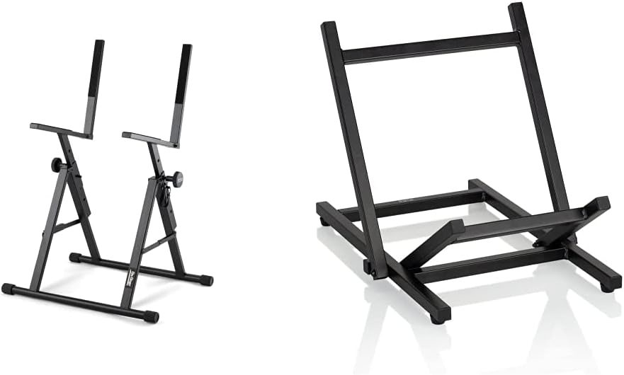 Amazon.com: On-Stage RS7000 Tilt-Back Amp Stand, Black & Gator ...