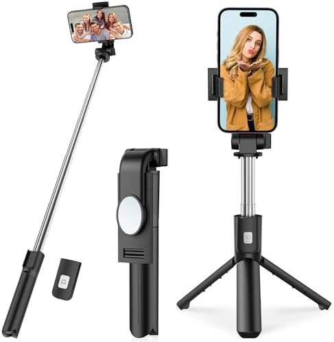 Amazon.co.jp: Selfie Stick, Mini Lightweight, Bluetooth Selfie Stick ...