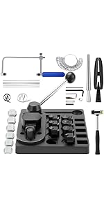 Amazon.com: 11 in 1 Ring Bender Ring Bending Tool for Spoon Rings Upgraded Jewelry Making Kit ...