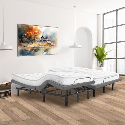 Amazon.com: BMBMT Adjustable Bed Frame, Adjustable Bed Base for Stress ...