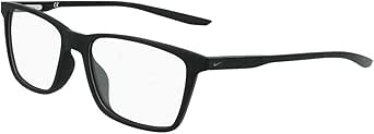 Nike 7286 001 Eyeglasses Matte Black Full Rim Rectangle Shape 54mm at ...