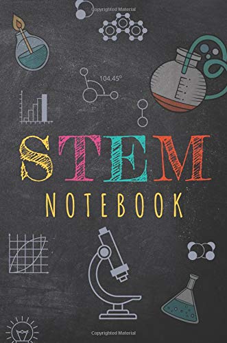 STEM Notebook: Science Technology Engineering Math Journal Graph and Lined Blank Notebook for ...